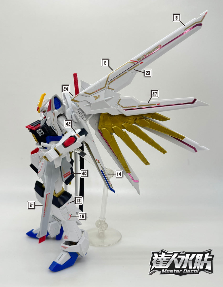 MASTER DECAL H059 HG Mighty Strike Freedom – Samueldecal & DL model shop