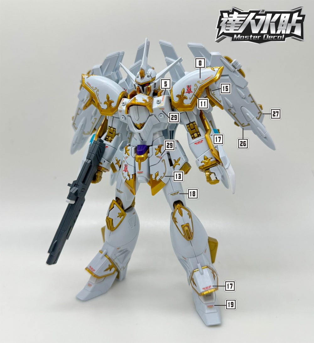 MASTER DECAL H082 HG BLACK KNIGHT SQUAD Cal-re.A – Samueldecal & DL ...