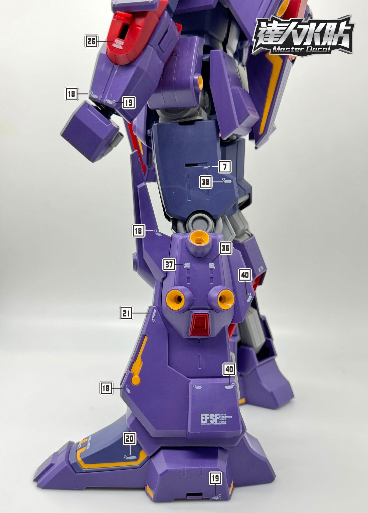 MASTER DECAL H124 1/144 Psycho Gundam MK-II – Samueldecal & DL model shop