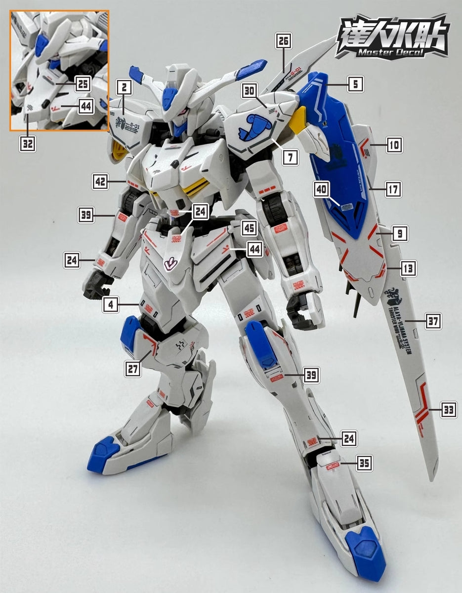 MASTER DECAL H050 HG IBO Gundam Bael – Samueldecal & DL model shop