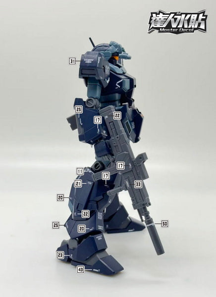 MASTER DECAL H116/118 1/144 Jesta (Shezarr Type, Team A/ B&C ...