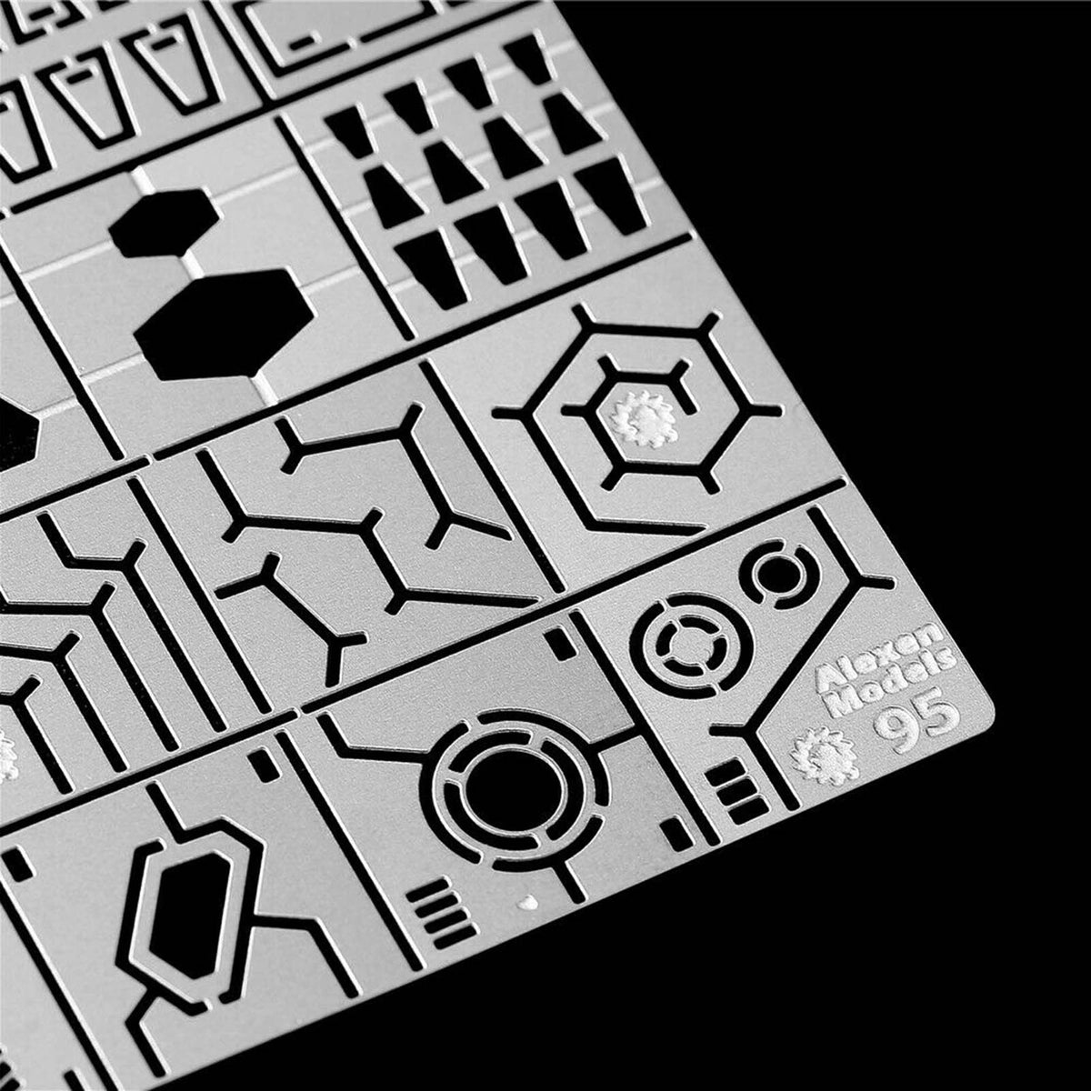 Alexen Model AJ0095 Gundam S-Template Scriber Line Tools for MG 1/100 ...
